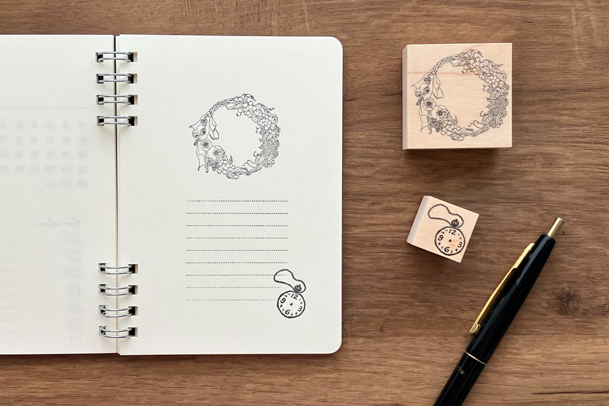 〔スタンプリングノート〕B7 ノート スタンプ帳｜タッチアンドフロー オンラインショップ ｜TOUCH & FLOW ONLINE SHOP